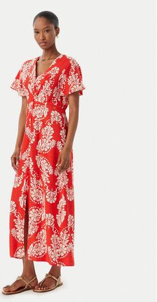 Lola Casademunt Sommerkleid LS2616137 Hellrot Regular Fit