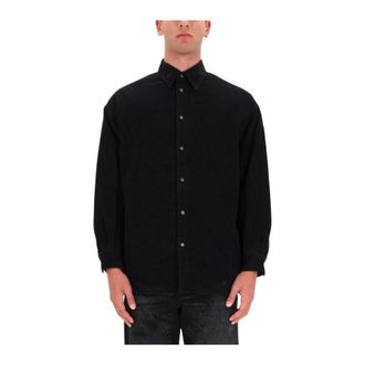 Diesel Cord Overshirt - - Shirts - Herren - Schwarzk - L