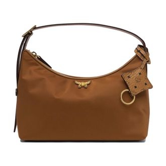 MCM Mcm, Femme, Sacs, Brun, Taille: ONE Size Sac à Bandoulière Marron Design Élégant