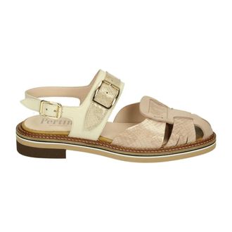 Pertini Beige Sandal Abbot Beige Dessin - - Shoes - Damen - Gelb - 40 EU
