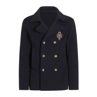 Dolce & Gabbana Picot WV M.Rasata - - Coats - Herren - Blau - M