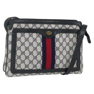 Gucci Sac bandouli&egrave;re vintage Pre-owned - Femme - Pre-owned - Bleu - Taille: ONE Size