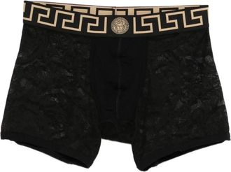 Versace Homme, Sous-v&ecirc;tements, Noir, Taille: L Sheer Logo Waistband Stretch-Fit Briefs