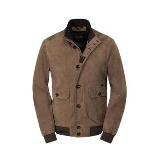 Moorer Homme, Vestes, Brun, Taille: 2XL Carlos Suede Jacket