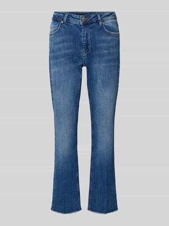 Raffaello Rossi Flared Jeans mit Fransen Modell VIC