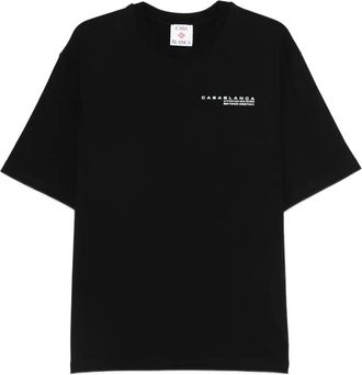 Casablanca oversized T-shirt - Schwarz