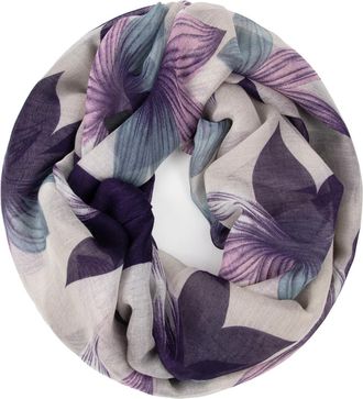 Glamexx24 Topstyle Schal Schlauchschal Damen Langschal mit Muster Loop schal Loopschal Tuch Halstuch Rundschal Leicht