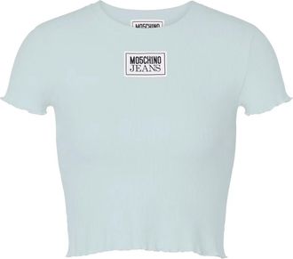 Moschino Femme, Tops, Bleu, Taille: 42 FR T-Chemises