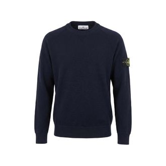 Stone Island Logo-patch Raglan-sleeve Sweater