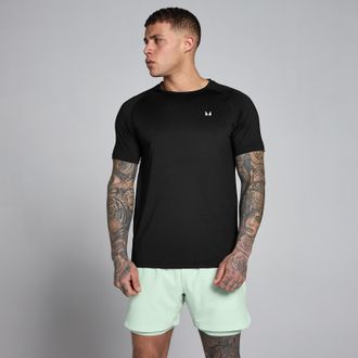 MyProtein T-shirt training MP homme - Noir/Citron vert clair - XS