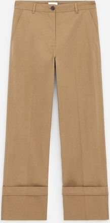 Arket Chinohose Mit Beinumschlag -Beige