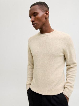 Jack & Jones Rundhalspullover JPRBLULAMBSWOOL KNIT CREW NECK