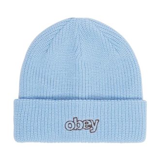 Obey Throwback Beanie - - Accessories - Herren - Blau - ONE SIZE