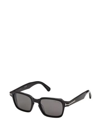 Tom Ford Eyewear FT1359 Rectangular Frame Sunglasses - Black