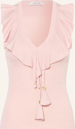 Dorothee Schumacher Dorothee Schumacher Stricktop Refined Essentials Mit Volants rosa