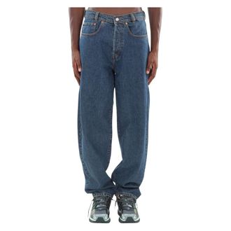 Magliano Strapazierf&auml;hige Back Patch Jeans - - Jeans - Herren - Blau - XL