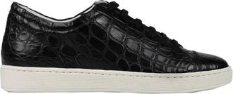 Kiton Homme, Chaussures, Noir, Taille: 40 EU Baskets Regular Solid 100% Handmade