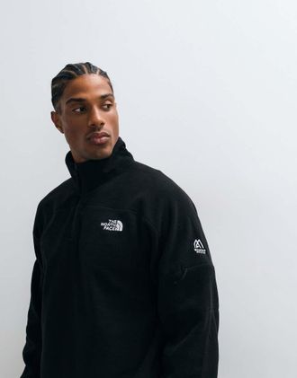 The North Face Mountain Athletics Glacier sweat polaire &agrave; demi-zip noir