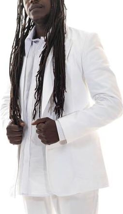 Comycom Comycom Veste Gabardine blanche des ann&eacute;es 70 pour homme, Blanc., M