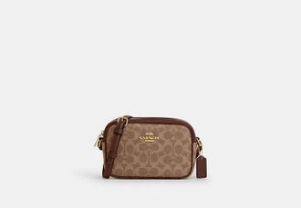 Coach Mini Jamie Kameratasche aus Signature-Canvas