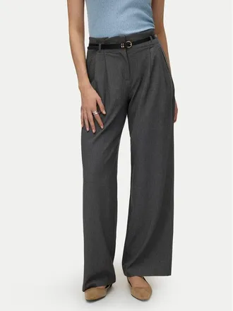 Vero Moda Stoffhose Tahia 10340300 Grau Wide Leg