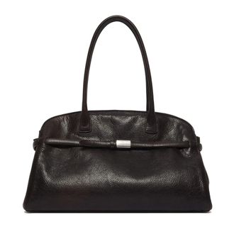 Orciani Aura Lagoon Grand Sac Bandouli&egrave;re en Cuir - Femme - Sacs - Brun - Taille: ONE Size