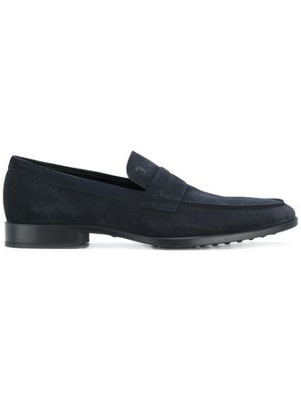 Tod's Loafer aus Wildleder - Blau