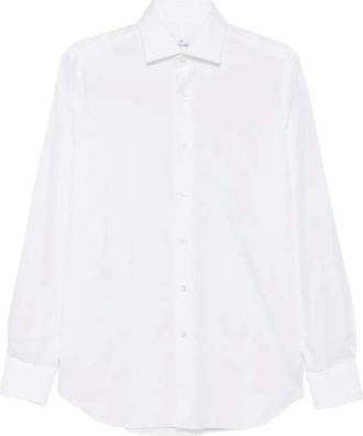 Alessandro Gherardi Homme, Chemises, Blanc, Taille: M Chemise en coton