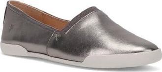 Frye Frye Melanie Chaussures &agrave; enfiler pour femme en cuir de qualit&eacute; sup&eacute;rieure avec pare-chocs et semelles en caoutchouc blanc, doublure en cuir et semell