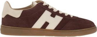 Hogan Low-Top Sneaker - Cool - Suede Trainers - Gr. 38,5 (EU) - in Schwarz - f&uuml;r Damen