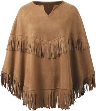 Generic Poncho Femme Hiver Chaud Chale Femme Hiver Chaud Cape Femme Effet enveloppant Ch&acirc;le Ouvert Tricot Souple Style Lounge Pour D&eacute;tente Et Sortie