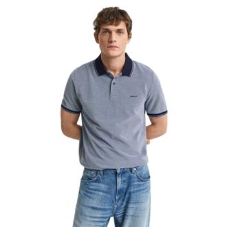 GANT Poloshirt f&uuml;r Herren, Oxford-Stil, Regul&auml;r (Marine)