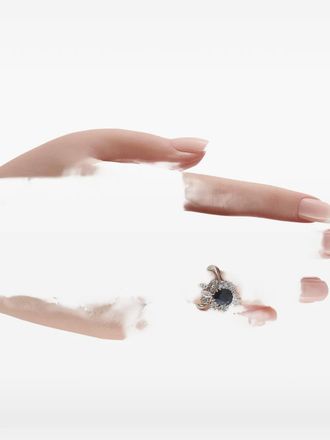 Luxury Bazaar sapphire and diamond ring - Silber