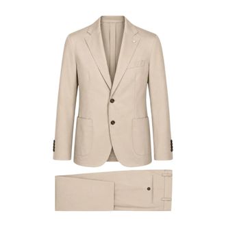 Manuel Ritz Homme, Costumes, Beige, Taille: XL Costume crois&eacute;