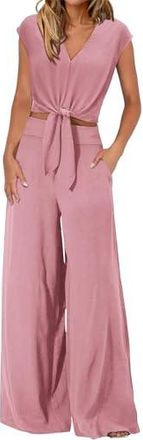 Generic Surv&ecirc;tement en velours pour femme - Loisirs et confortables - Pantalon &agrave; carreaux - Doux pour la peau - Ensemble de v&ecirc;tements de loisirs pour femme, r