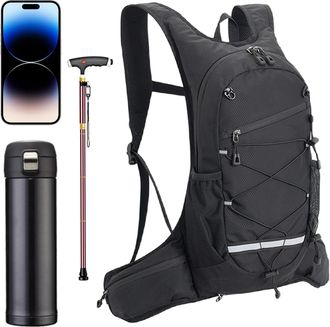 Generico Trinkrucksack, 20 Liter, verstellbar, leicht, wasserdicht, atmungsaktiv, Wanderausr&uuml;stung f&uuml;r Herren, zum, Radfahren, Bergsteigen, Skifahren, Camping,
