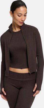 creamy fabrics Cotton Body Fitted Zipper Jacke