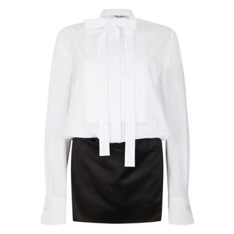 The Attico Shirt Mini Kleid - - Blouses & Shirts - Damen - Wei&szlig; - M