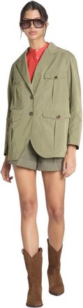 Aspesi Femme, Vestes, Vert, Taille: 42 FR Taffeta Jacket
