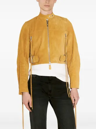 Eytys veste crop en daim - Jaune