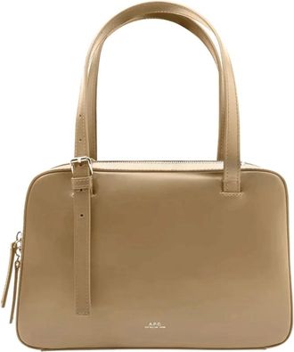 A.P.C. A.p.c., Femme, Sacs, Beige, Taille: ONE Size Virginie Box Bag