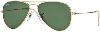 Ray-Ban unisex, Accessoires, Jaune, Taille: 52 MM Aviator Small Metal
