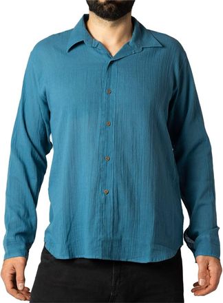 Panasiam Shirt K06-collar Longsleeve lightblue M