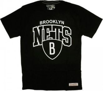 Mitchell & Ness Team Arch T-Shirt - - Tops - Herren - Schwarzk - XL