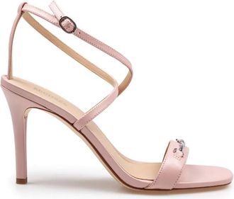 Michael Kors Sandaletten mit Absatz - Lena Heeled Sandal - Gr. 37 (EU) - in Beige - f&uuml;r Damen