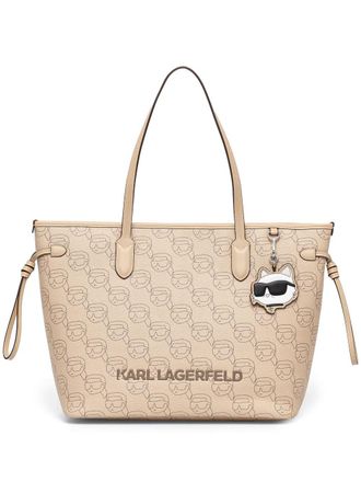 Karl Lagerfeld grand sac cabas Ikon - Tons neutres