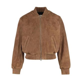 Ami Suede Bomberjacke - - Jackets - Herren - Braun - M