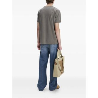 A.P.C. Logo-Embroidered T-Shirt - Gray