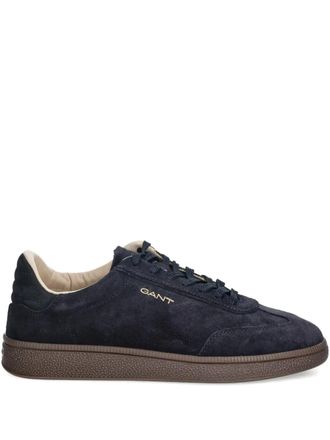 GANT baskets Cuzmo en daim &agrave; lacets - Bleu