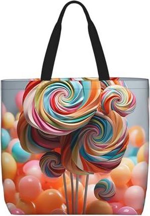 Generic Sucette Sac &Agrave; Bandouli&egrave;re D&eacute;contract&eacute; Tote Bag L&eacute;ger Sac Courses Pour Voyage Quotidienne Shopping